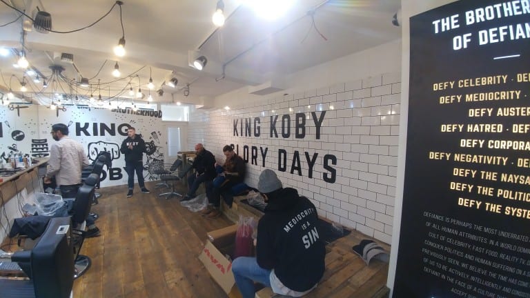 King Koby Internal Signage - Printed, Cut & Etched Vinyl